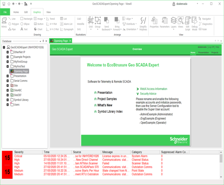 Geo Scada Expert Tutorial Using The Viewx Interface